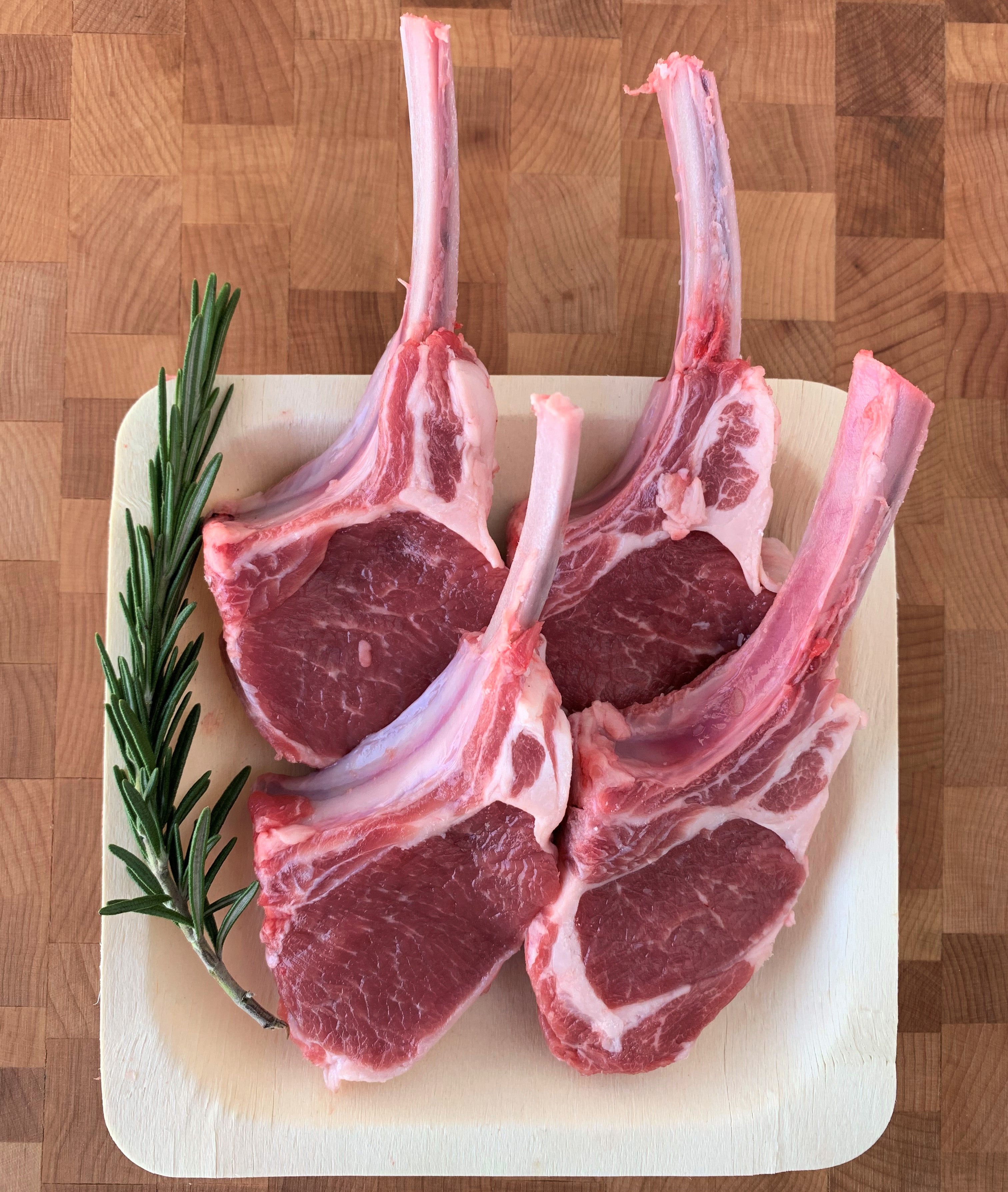 Frenched Lamb Chops, Plain